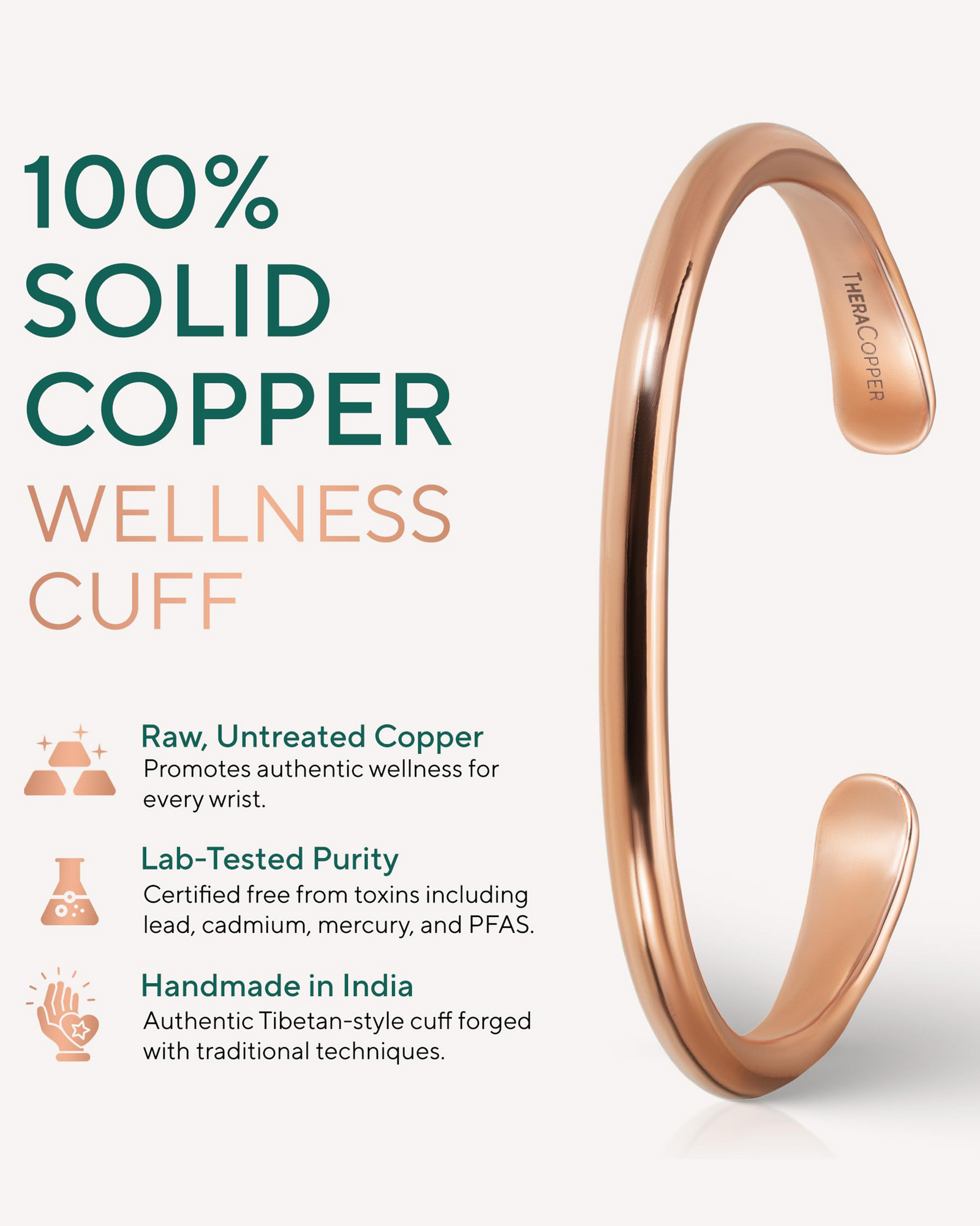 Pure Copper Bracelet | Copper Bracelet for Men Women